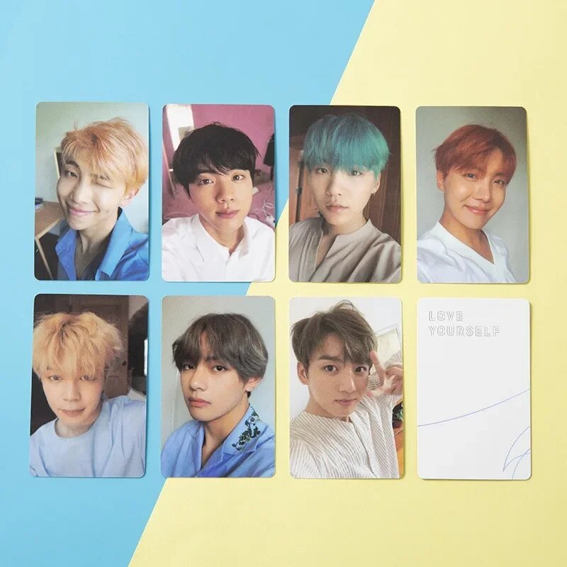 Kpop Lomo Карты BTS Love Yourself, Цвет: черный