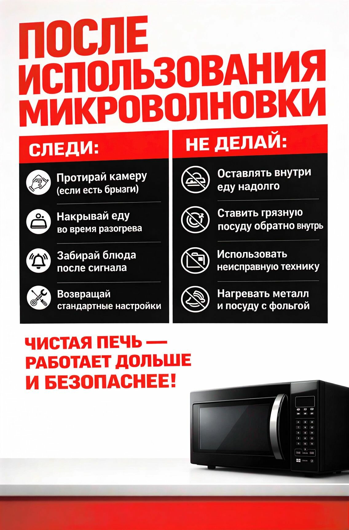 Информационная табличка "Правила пользования холодильником №2" 240х180 мм (Ф)