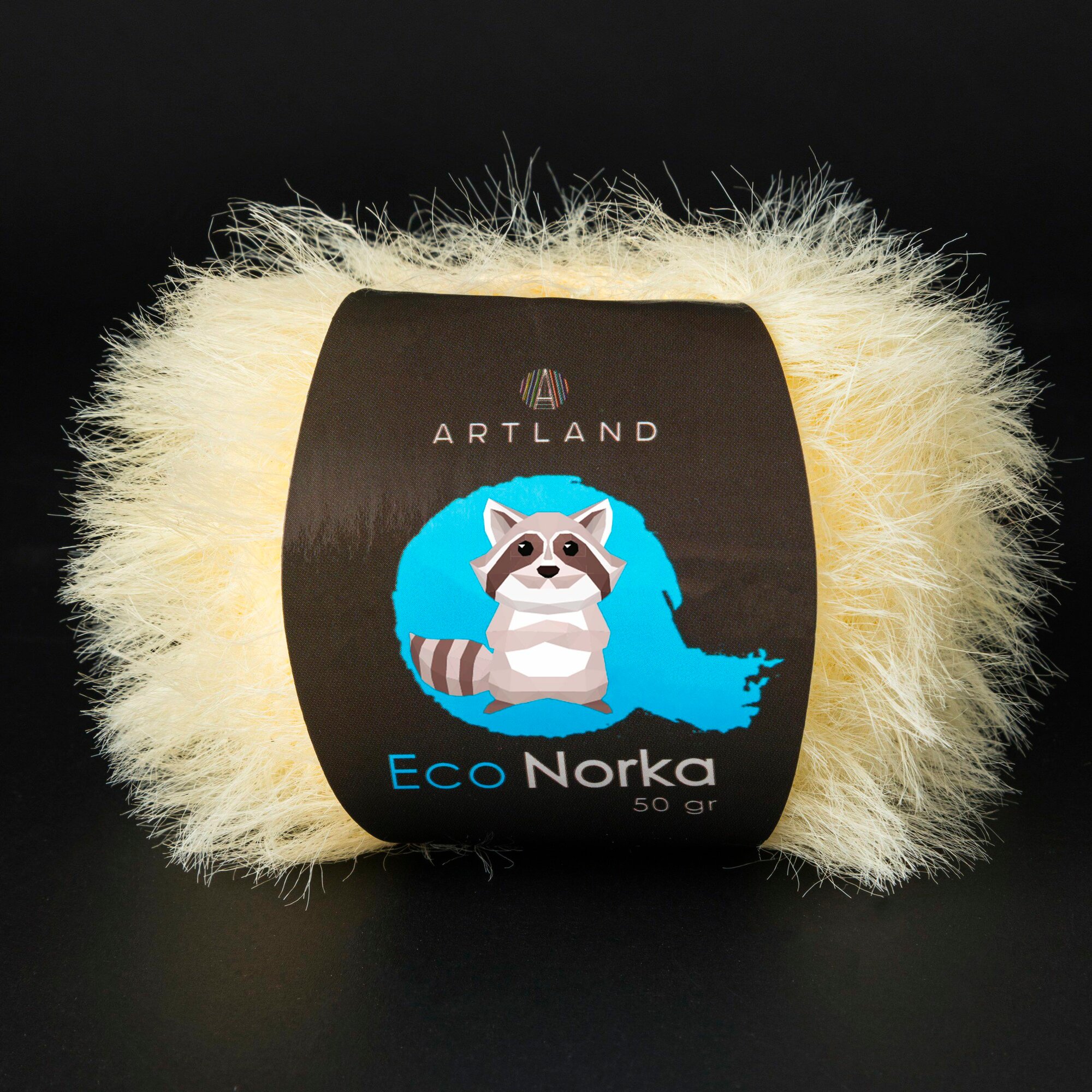 Пряжа для вязания Eco Norka Artland 2 мотка (340 м, 50 гр), цвет 81 светло-желтый