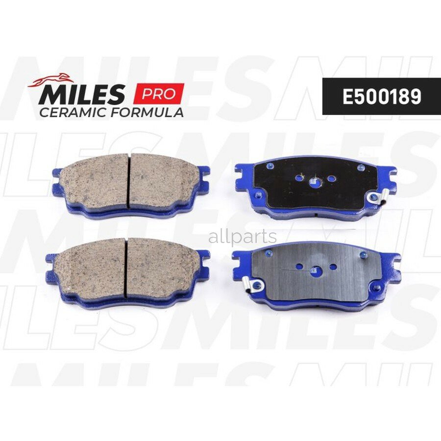 MILES E500189 Колодки тормозные MAZDA 6 1.8 02- передние Ceramic