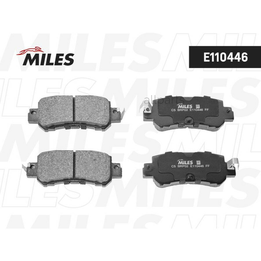 MILES E110446 Колодки тормозные MAZDA CX-5 11- задние