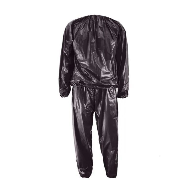 Дышащий костюм для сауны, Черный - XXL