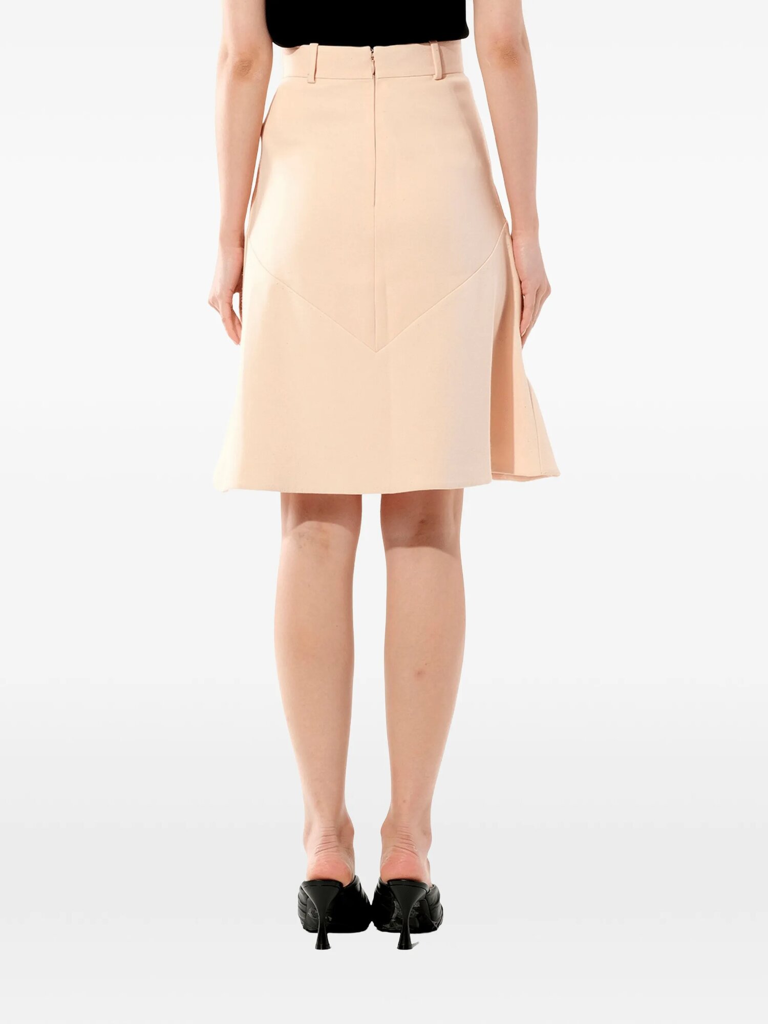 Юбка BALENCIAGA Panelled midi skirt, размер 36, разноцветный — фото 1