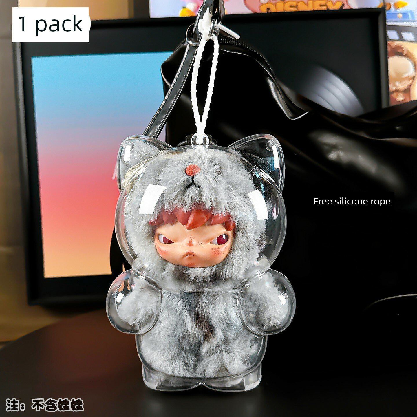 Подходит для защитного чехла Bubble Mart Hirono Road Log HD, пылезащитного чехла для хранения POPMART Ono. Защитный