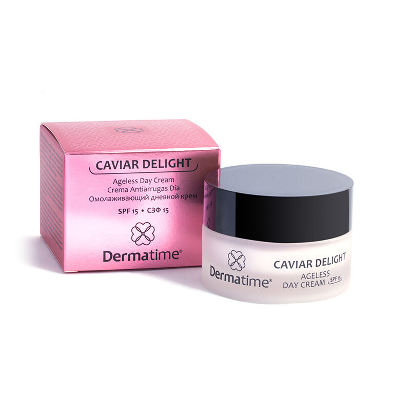 DERMATIME CAVIAR DELIGHT Ageless Day Cream SPF 15 Крем Испания 50 мл