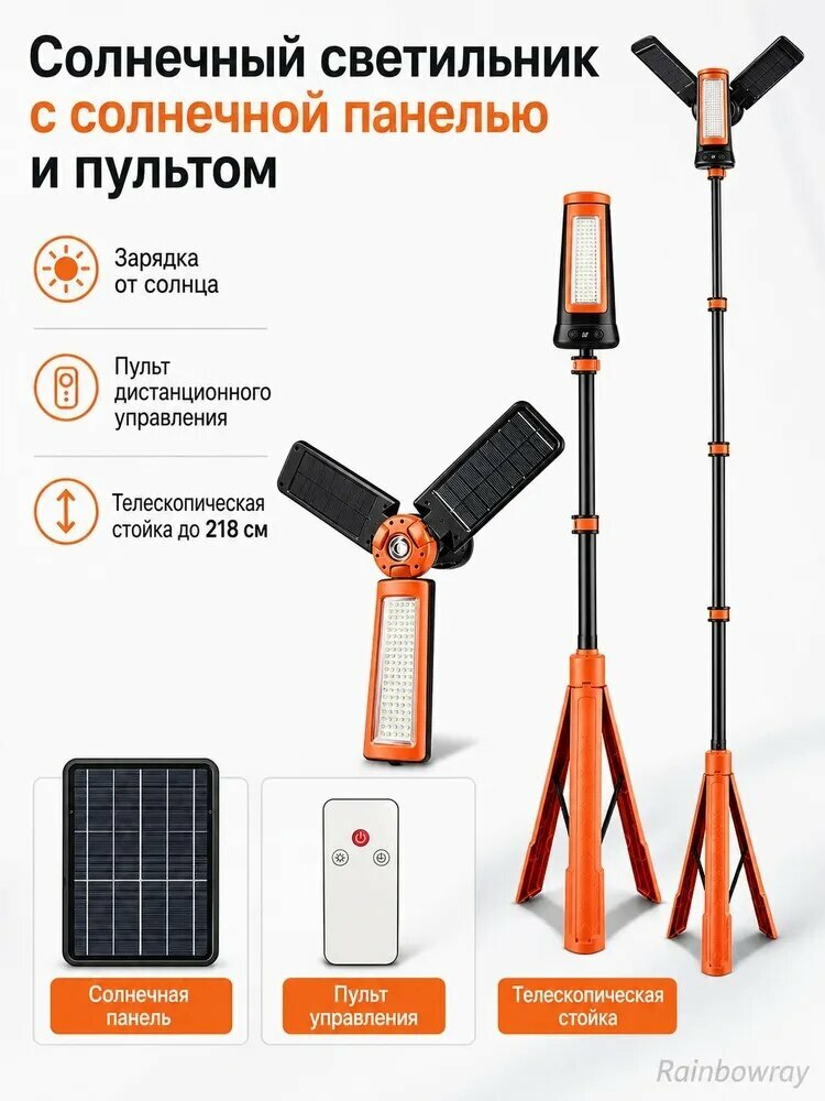 Кемпинговая лампа, с дистанционным управлением, для ремонта, торговли, кемпинга