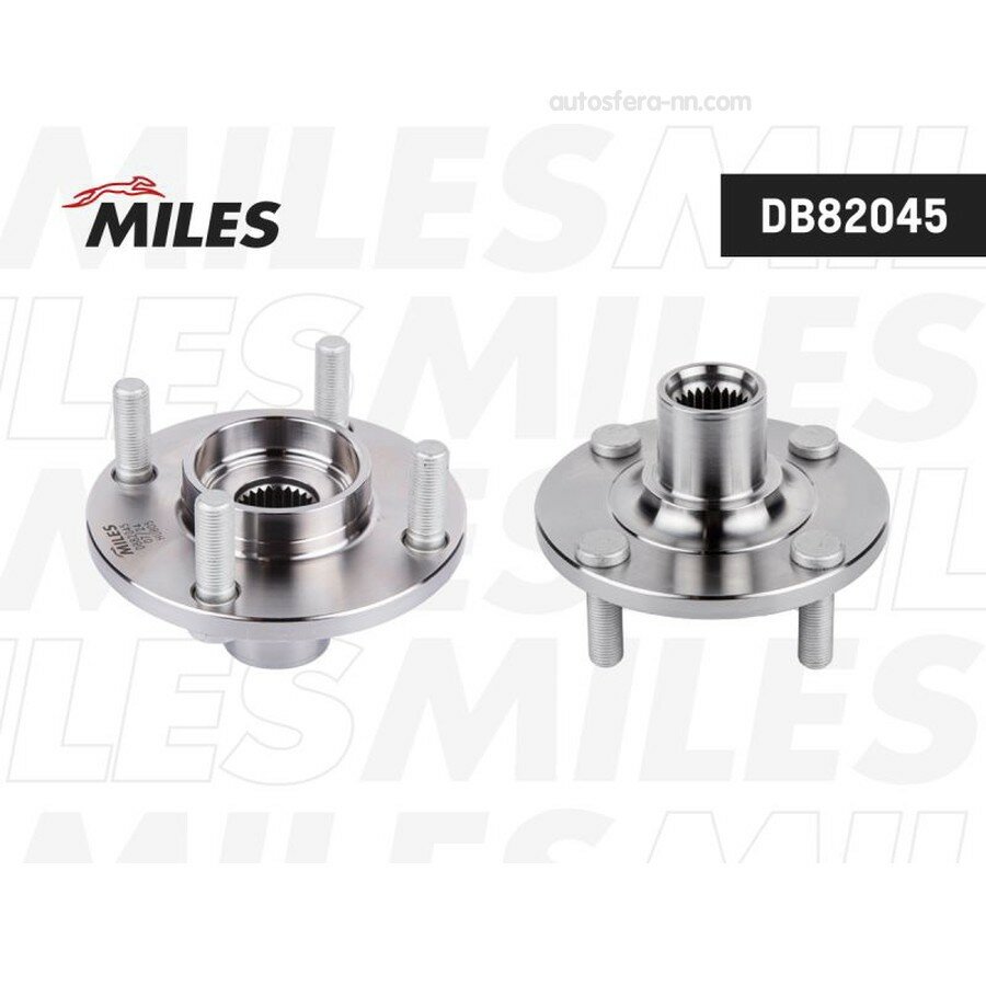 MILES DB82045 Ступица колеса NISSAN MICRA/NOTE 10- пер.