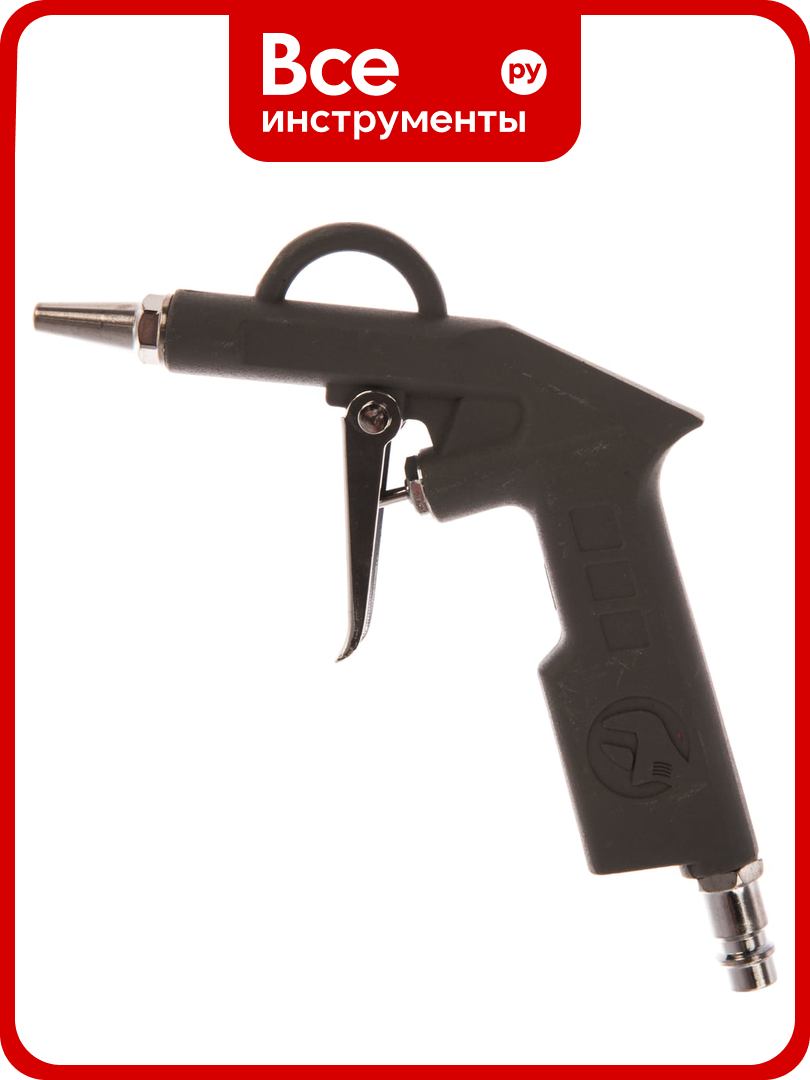 Продувочный длинный пистолет INTERTOOL PT-0801, полупрофессиональный, резьбовое соединение, эффективность продувки