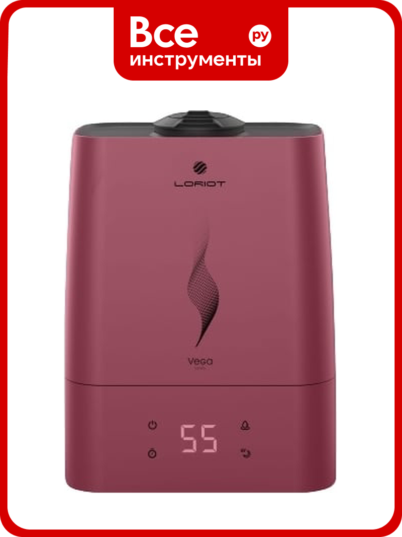 Увлажнитель воздуха Loriot LHS-C530E для выхода пара ультразвуковой напольный с ароматизацией и УФ‑лампой