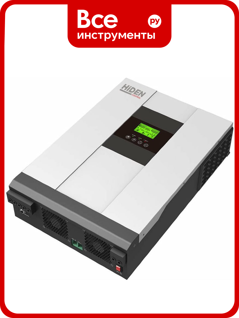 Источник бесперебойного питания HIDEN CONTROL HS20-5048P: мощный 5 кВт, синусоидальный выход, настенный, для дома и котл