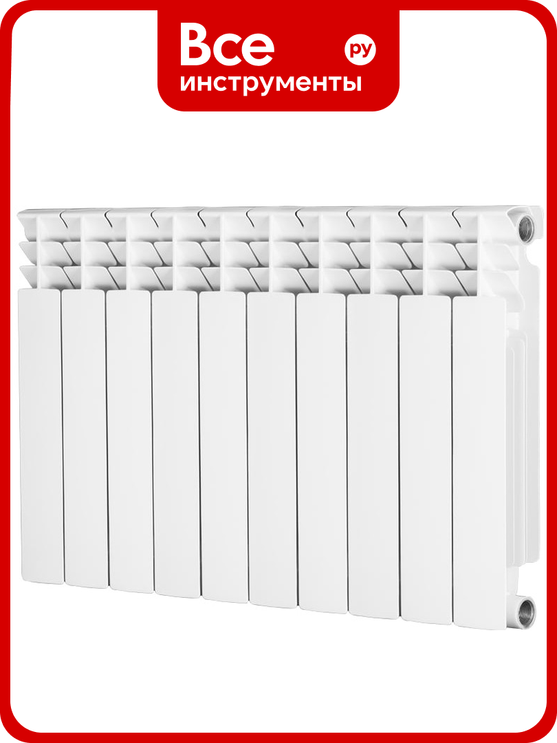 Биметаллический радиатор Radena CS 500/100 10 секций, применения в системах
