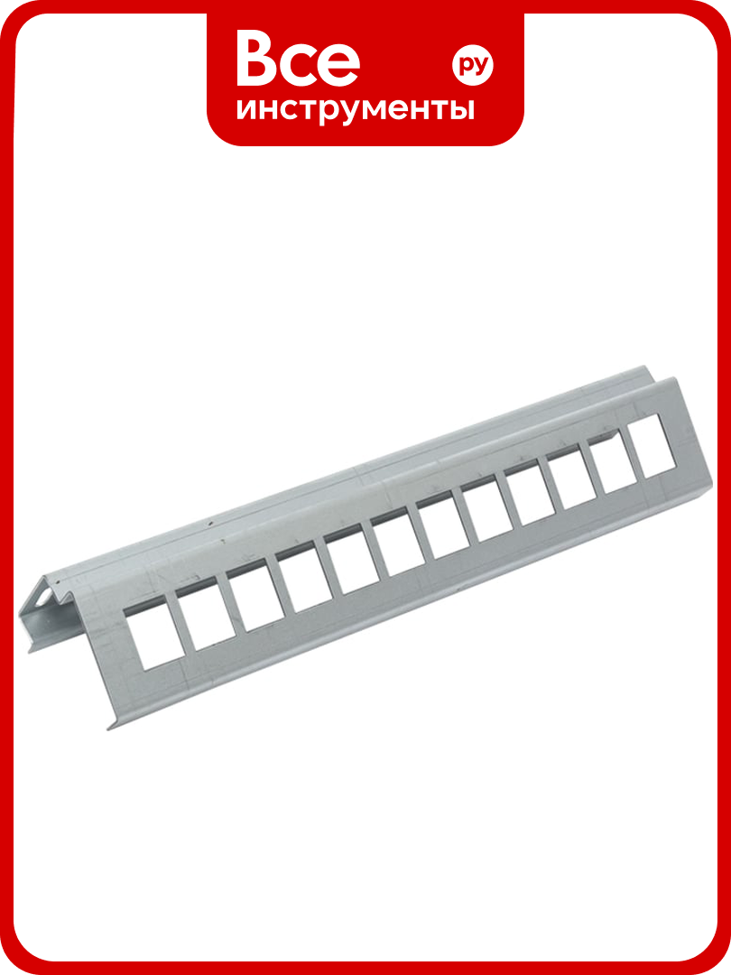 Патч-панель EKF для 12 модулей RJ45 "Nova" PROxima nv-pp12