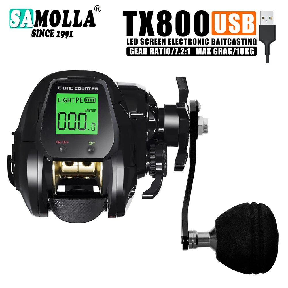 Электрическая катушка SAMOLLA TX800R D 7.2:1 — фото 1
