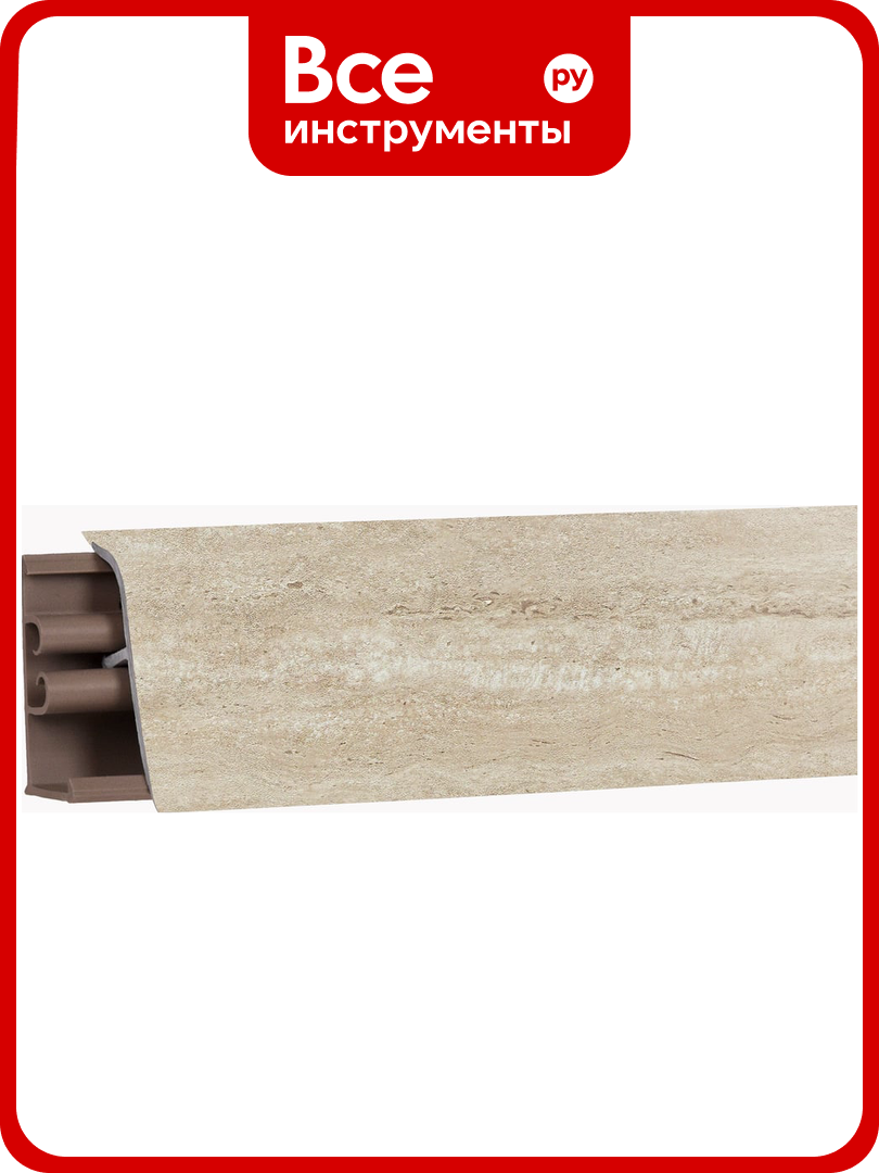 Плинтус для столешниц KORNER слоновая кость 3 м ПВХ LB-381-6199 20-381-0-6199