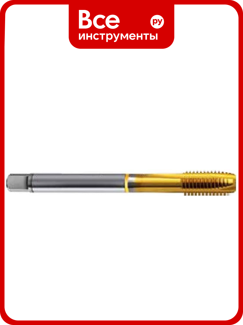 Метчик Guhring M12x1, HSS-E-PM, тип N, TiN, скв. отв, Powertap 5739 12,005
