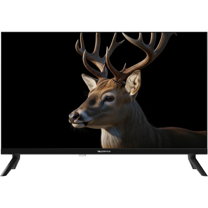 24" Телевизор TopDevice TDWC24BH3260V черный 1366x768, HD, 60 Гц, Wi-Fi, Smart TV, Яндекс ТВ