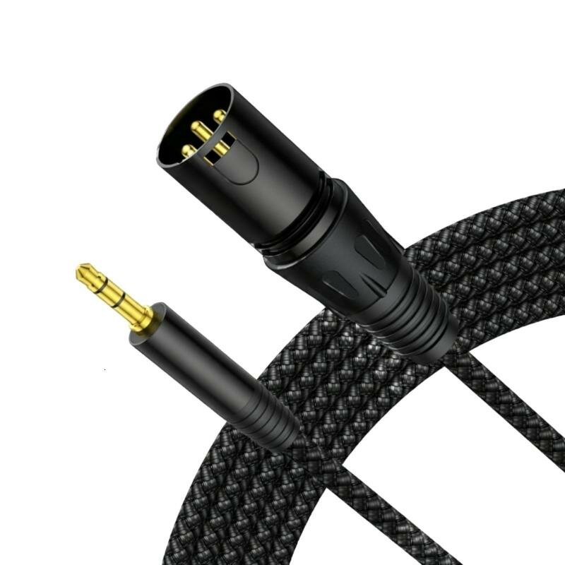 Аудиокабель 3,5 мм, 1,5 м, 1.5m - XLR мужская голова
