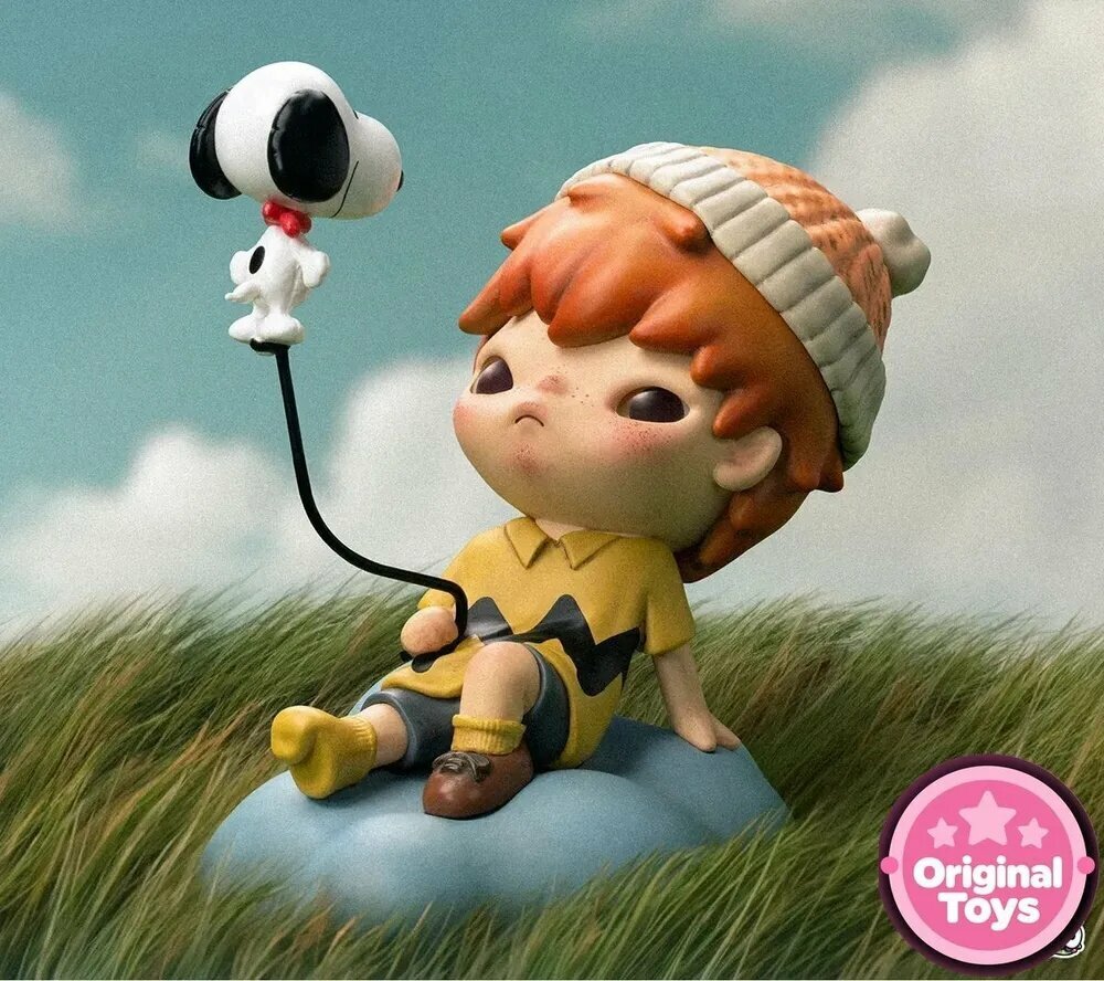 100% Original оригинал POP MART Hirono Snoopy Figure 7.5cm