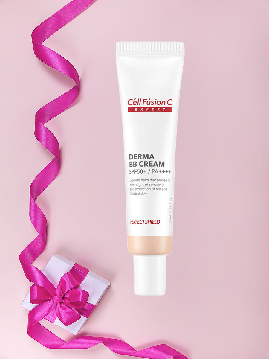Тональный крем корректор для лица Derma BB Cream SPF 50+, Cell Fusion C, 40 мл.