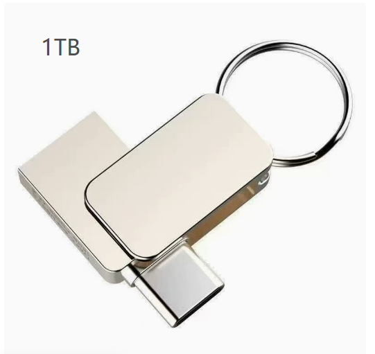 USB-накопитель с двумя интерфейсами Type-C (3.0) для мобильных телефонов и компьютеров, большой объем памяти 1ТБ.
