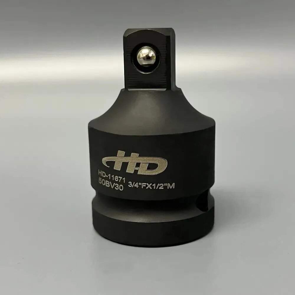 Головка-переходник ударная 3/4"(F)-1/2"(M), CrV (Насаживается 3/4", потом уже используется как 1/2")