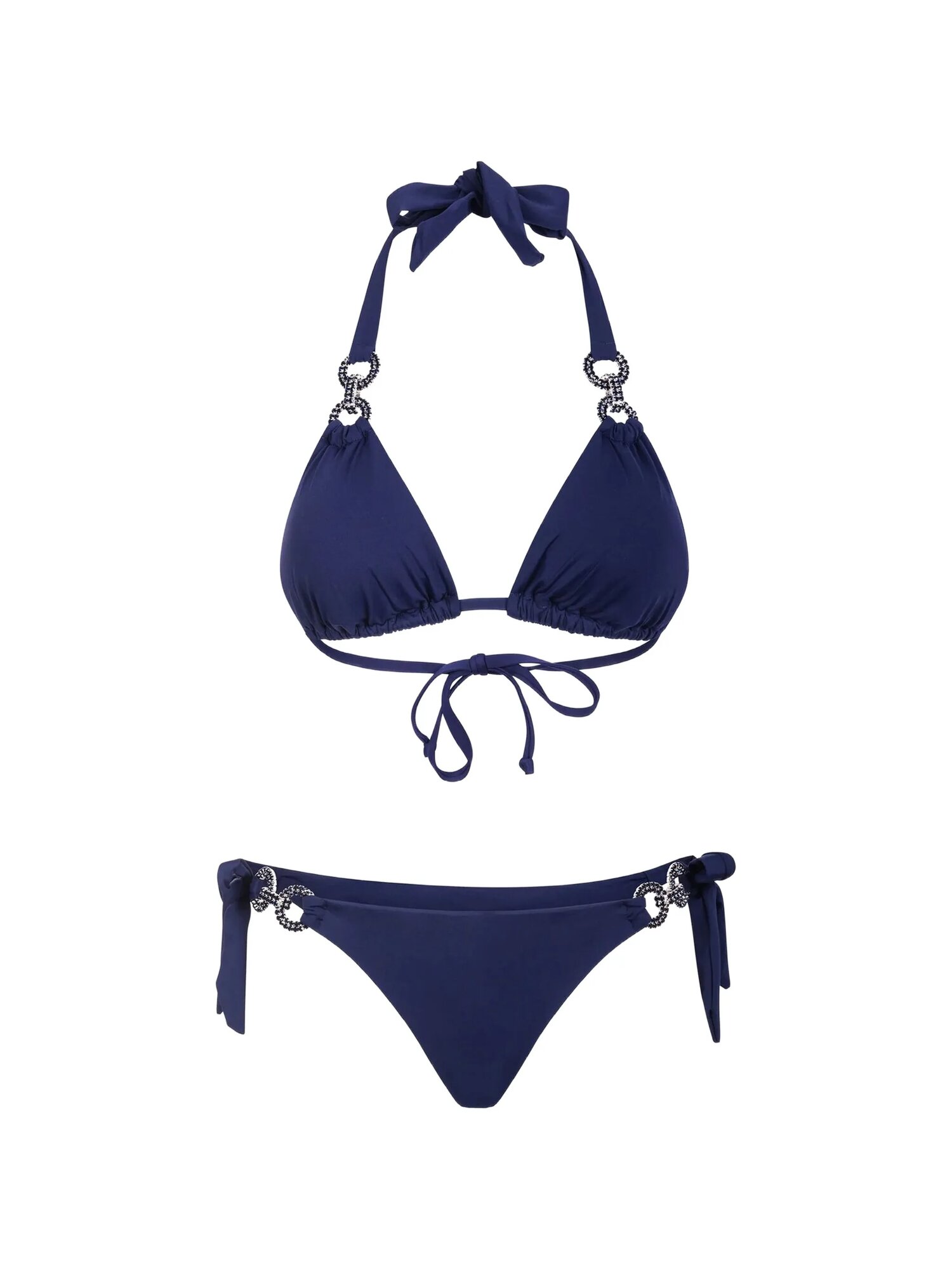 Купальник Leonie crystal-embellished triangle bikini