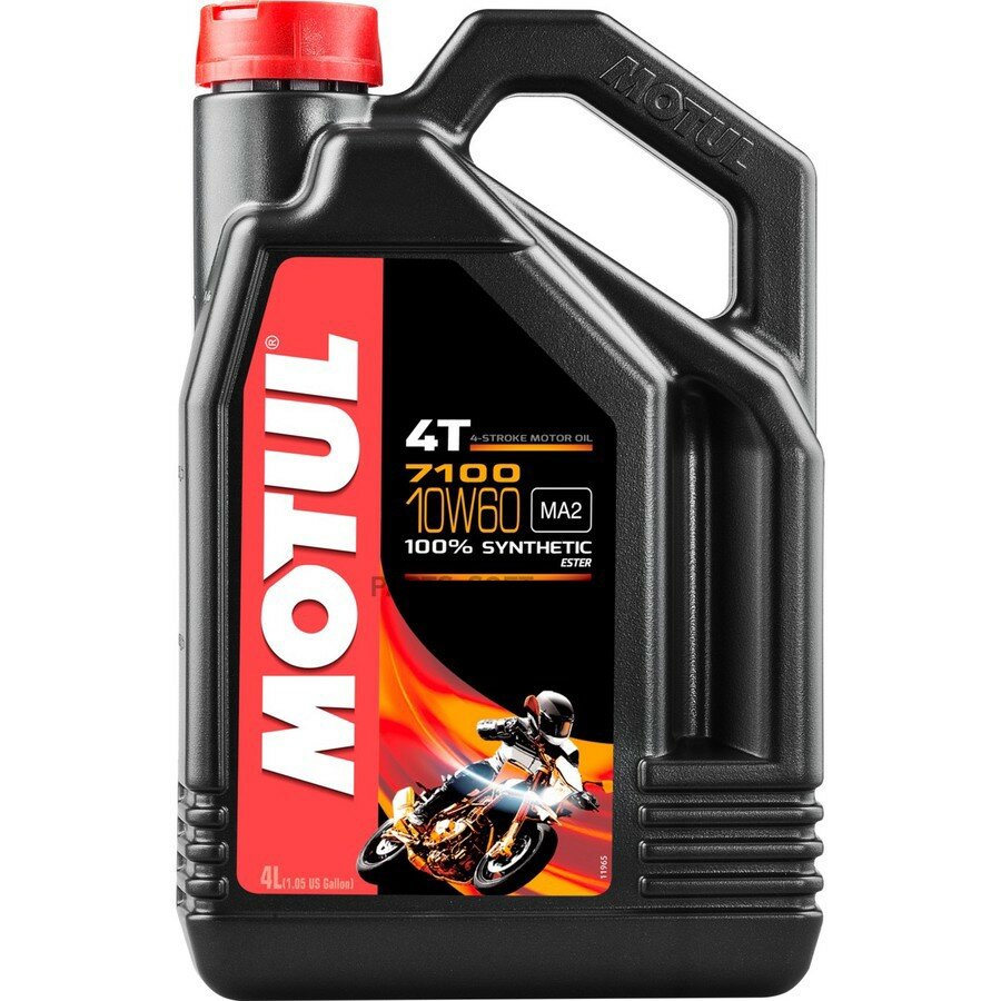 (121) 104101 MOTUL Масло моторное MOTUL 7100 4T 10W60 синт.4л от официального дистрибьютора, MOTUL, артикул 104101