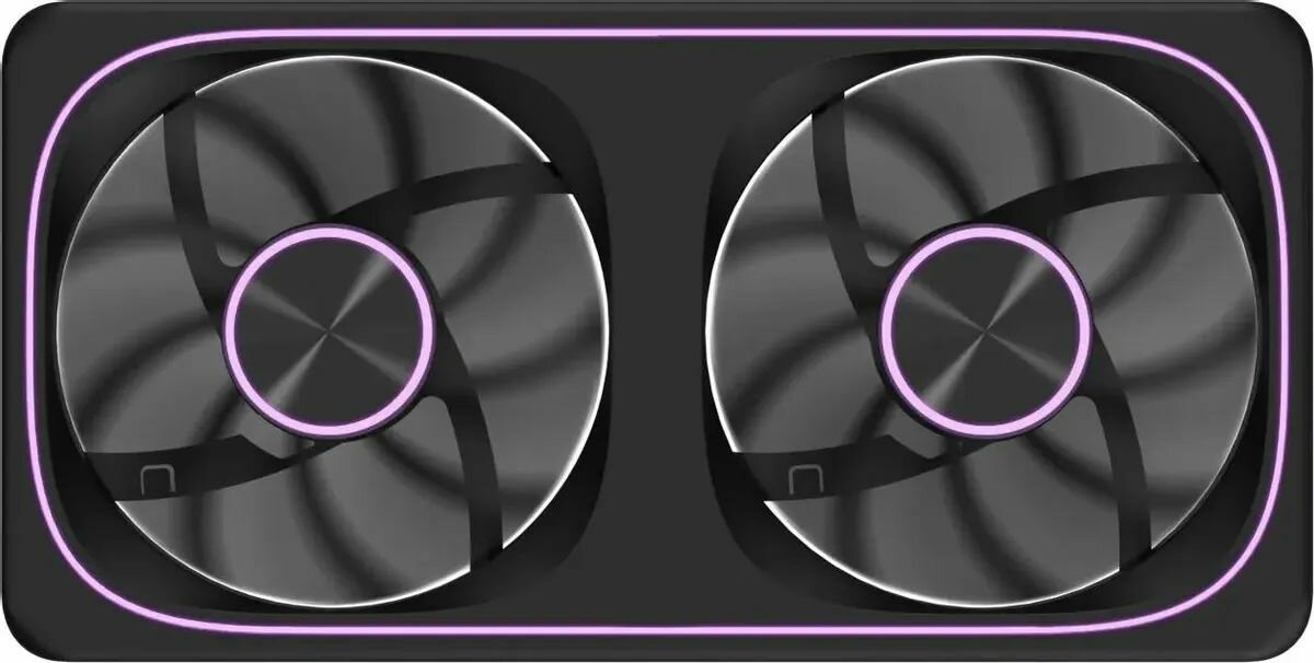 Корпусный вентилятор FORMULA Вентилятор для корпуса Air Fusion 2 ARGB 240х120x28 черный 4-pin (AIR FUSION 2 BK) Ret