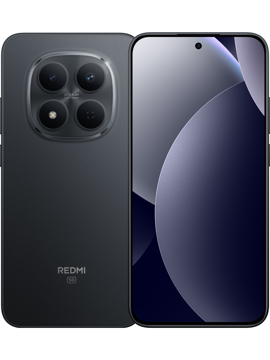 Смартфон Xiaomi Redmi Note 15 Pro, 5G, 8GB/512GB, AMOLED, чёрный
