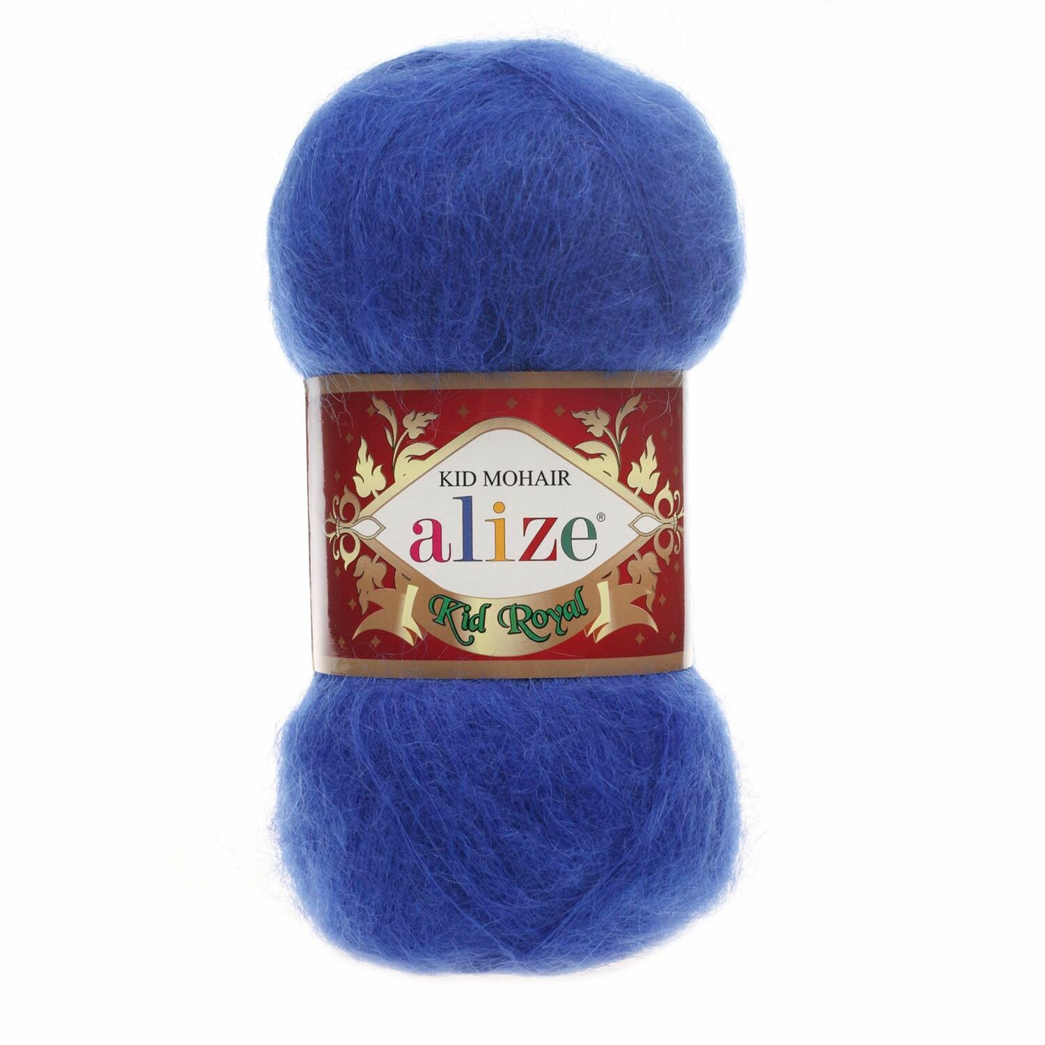 Пряжа для вязания Kid Royal Alize 1 моток (500 м, 50 гр), цвет 141 василек