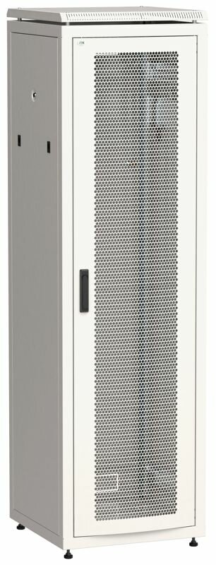 Шкаф сетевой LINEA N 19дюйм 47U 600х600мм перфорир. передн. дверь сер. ITK LN35-47U66-P