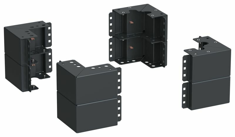 Уголок цоколя h=200мм черн. (уп.8шт) LINEA S ITK LS-BC05-B0-02