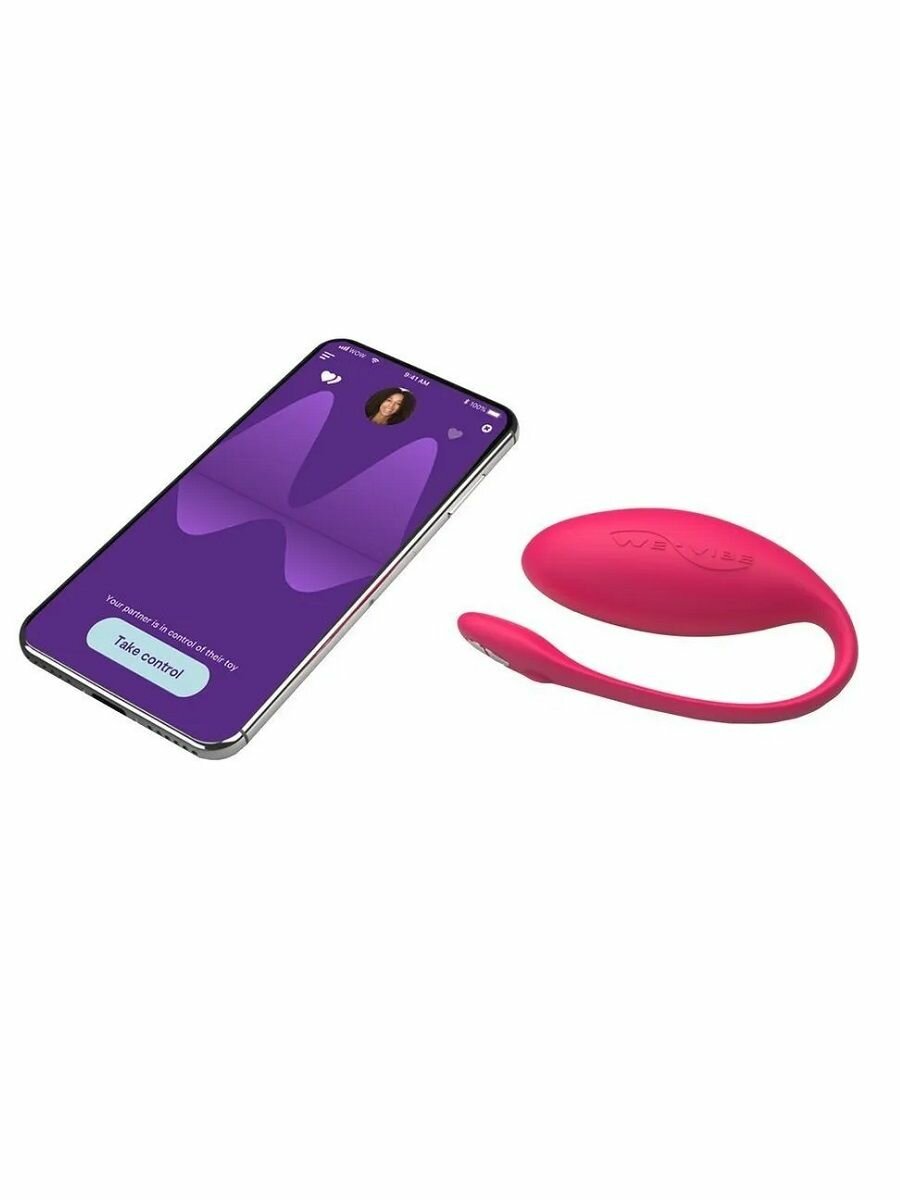 Совершенное яйцо для ношения с глубокими вибрациями We-Vibe Jive, розовый
