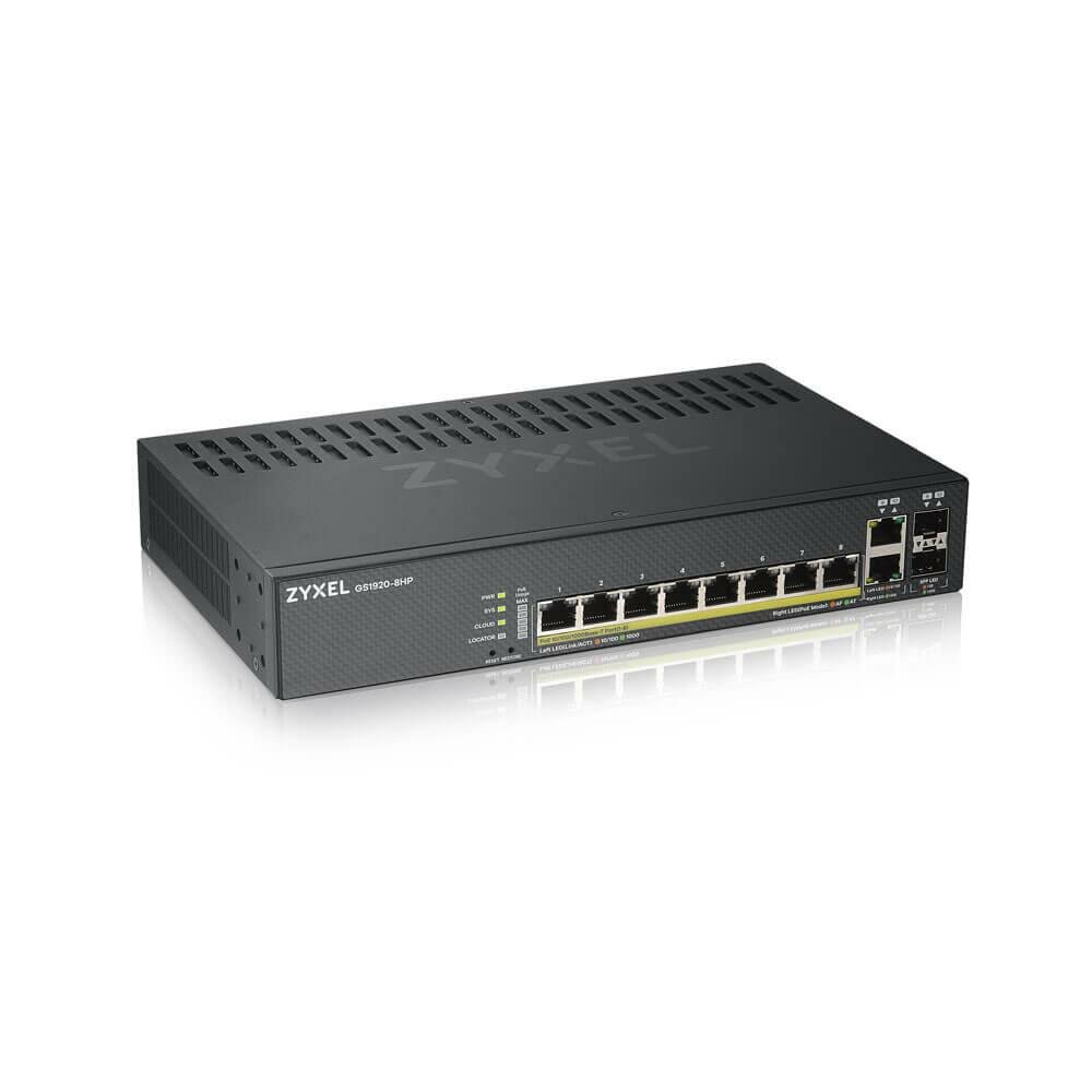Коммутатор POE Zyxel GS1920-8HPV2-EU0101F