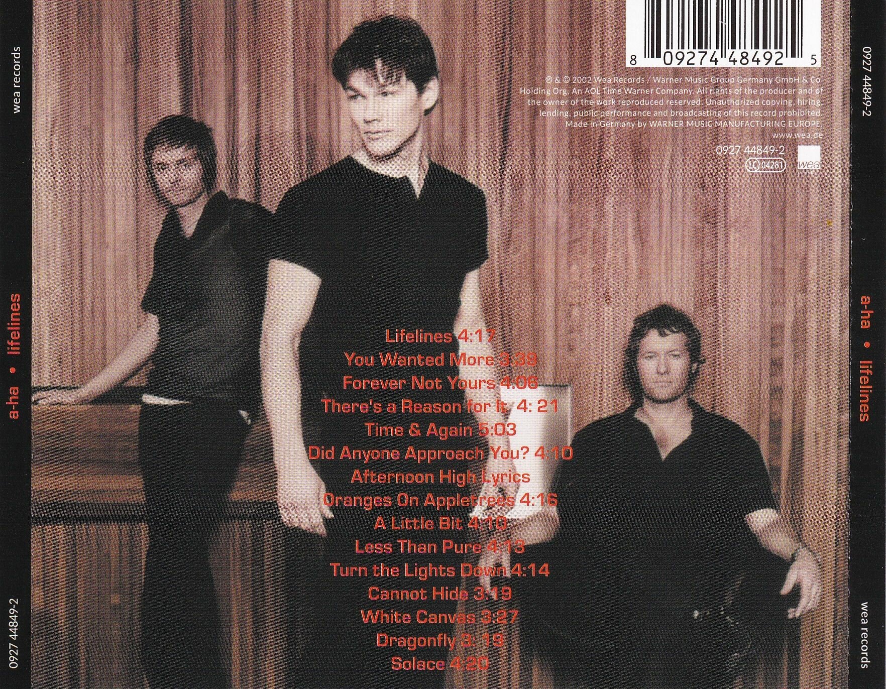 A-ha - Lifelines, 2002, 12-page, CD-Аудио — фото 1