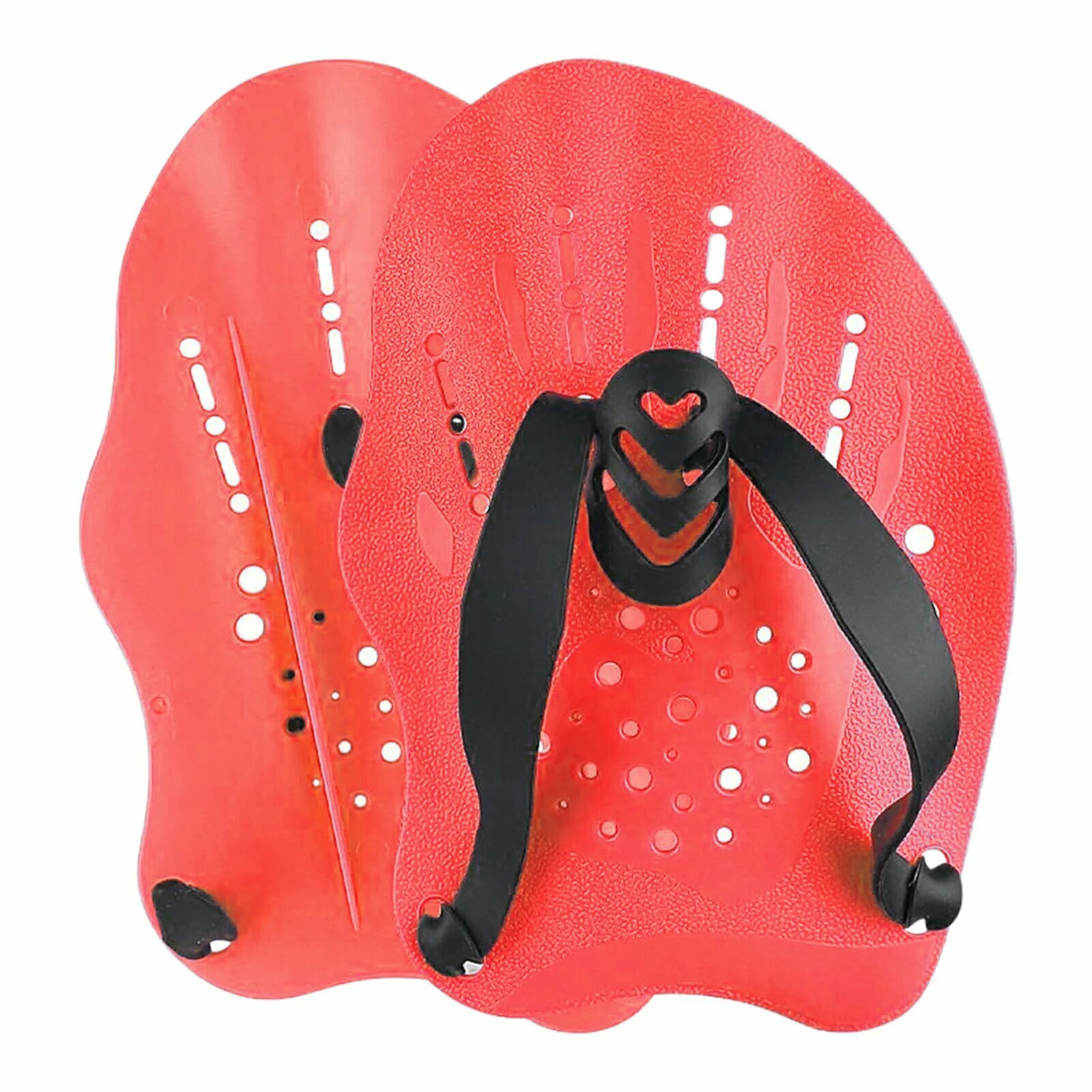 Лопатки для плавания Red, L, Красный