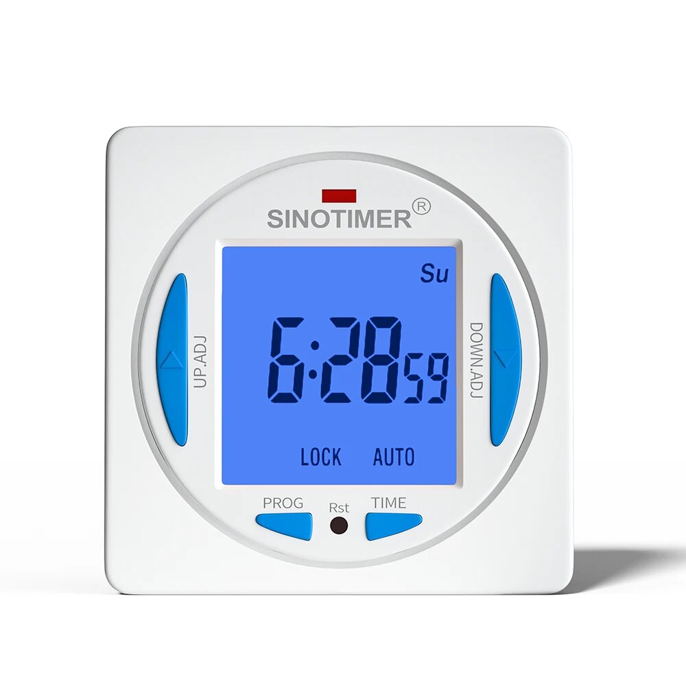 SINOTIMER TM628SH программируемый таймер 220В Blue backlights