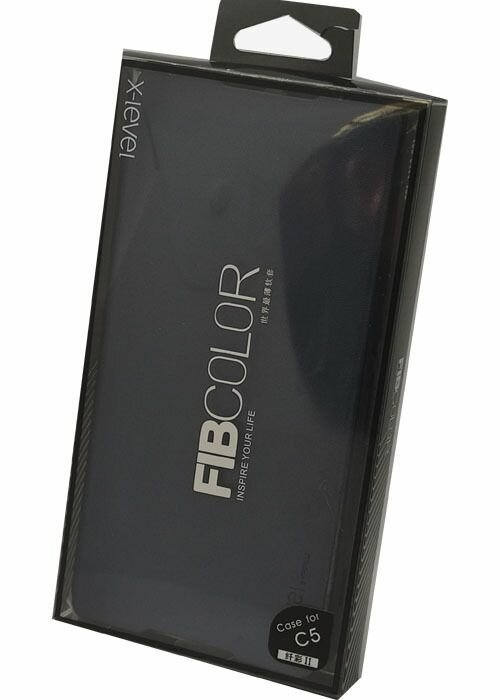 Чехол на Sony Xperia C5, Sony Xperia E5553, книжка кожаный FIBCOLOR, черный