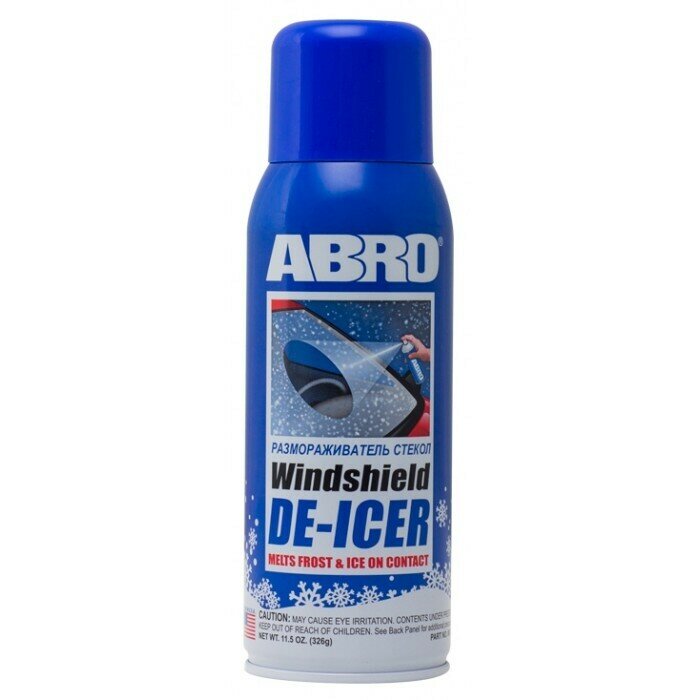 Размораживатель стекол ABRO WD-400 аэрозоль 326 мл