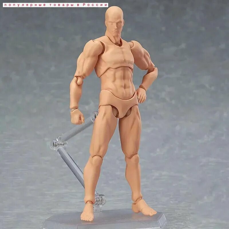 Фигурка-манекен Body Kun SHF, подвижная модель для рисования из ПВХ