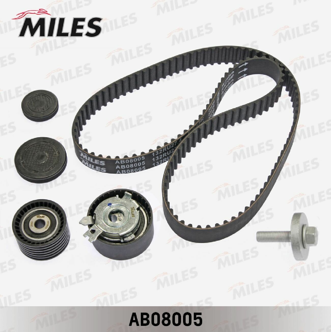 Комплект ГРМ MILES AB08005 для а/м Renault Duster, Logan, Sandero, Nissan Almera G15, Terrano D10, Lada Largus с двигателем 1.6 16V K4M.