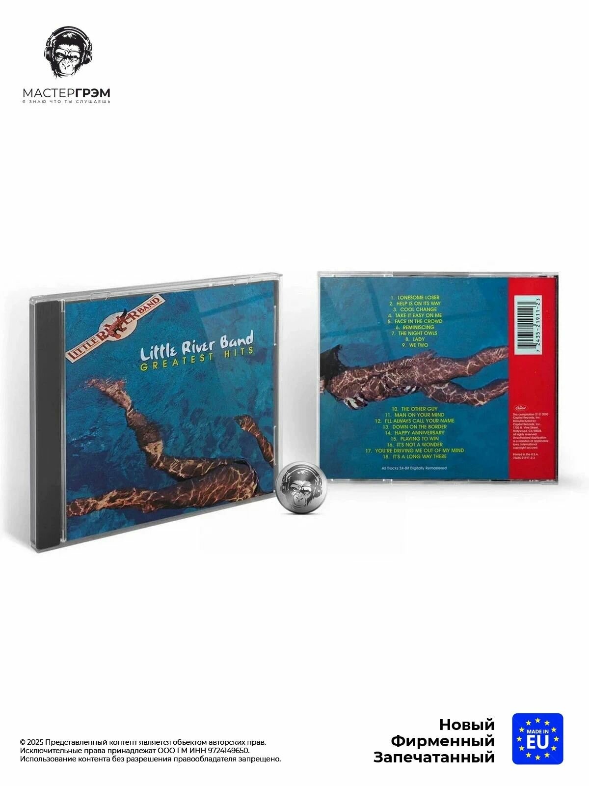 CD диск Little River Band - Definitive Greatest Hits (CD) 2000, Jewel Case