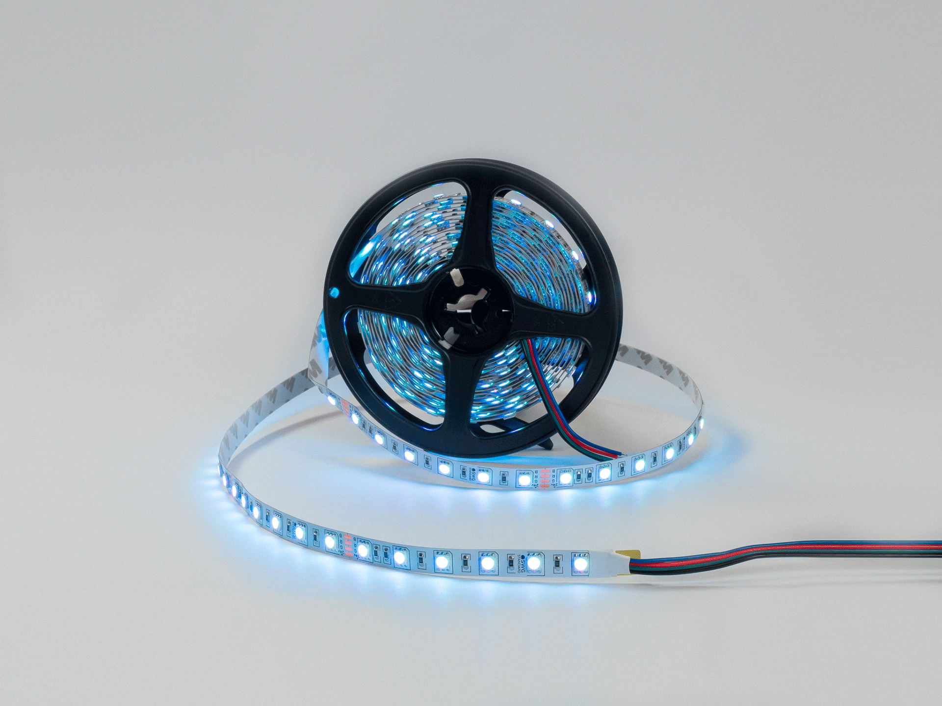 Лента светодиодная 14,4 Вт/м SMD5050, 24В, IP20, RGB, 3М