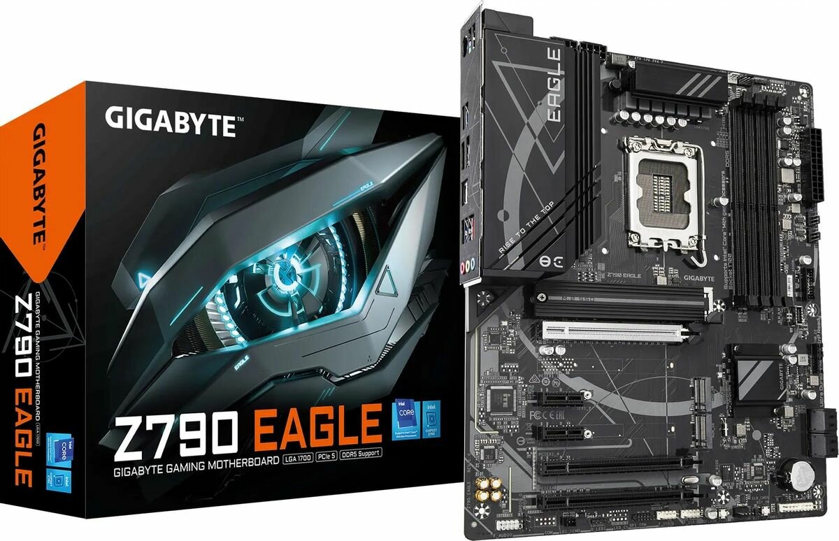 Материнская плата Gigabyte Z790 S1700 ATX Z790 EAGLE черный