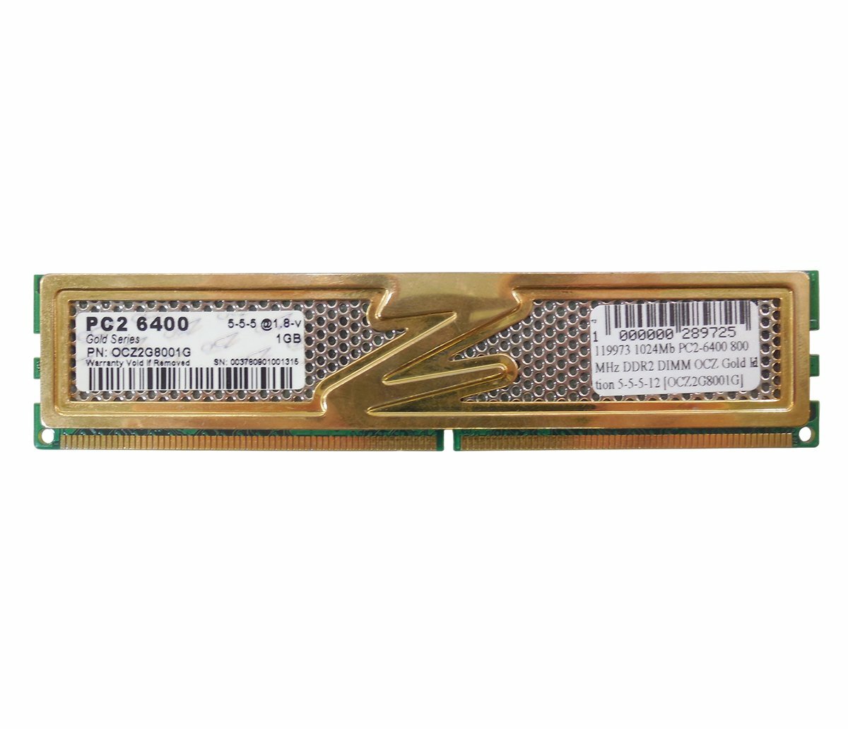 Оперативная память OCZ DDRII 1Gb OCZ2G8001G