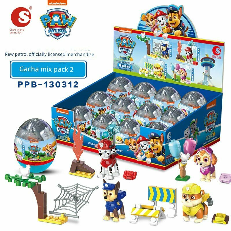 PAW Patrol Серия 2 Слепой Бокс, Полная Коробка 12 Шт (4 Дизайна x 3 Каждый), Подарок для Детей