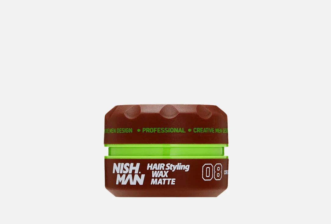 NISHMAN HAIR STYLING MATTE LOOKING WAX 08 Воск для укладки волос 100мл