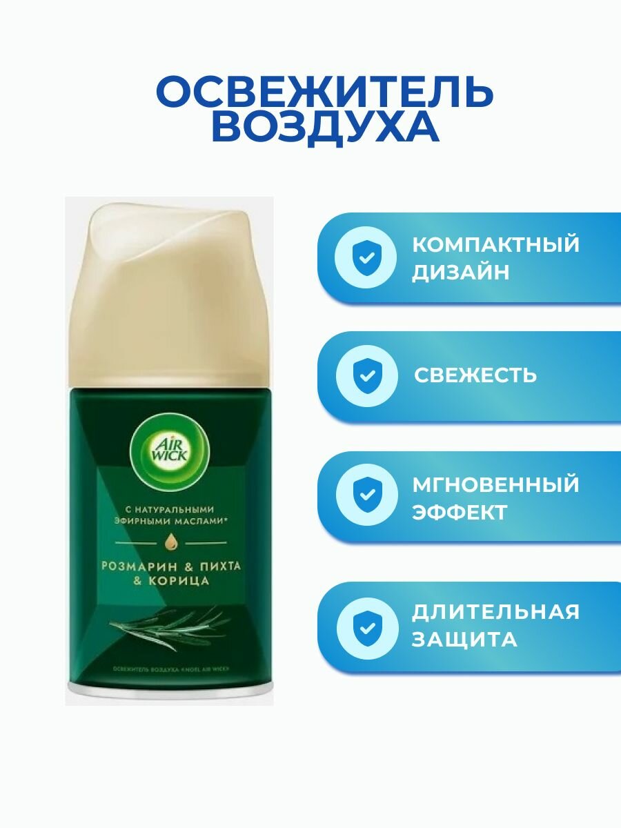 Сменный баллон Air Wick розмарин & пихта & корица 250мл
