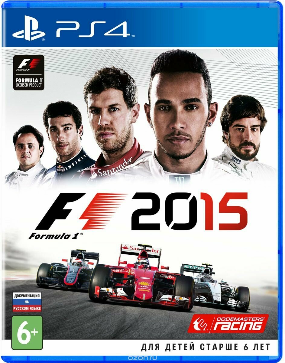 F1 2015 (Formula 1) [PS4, английская версия]