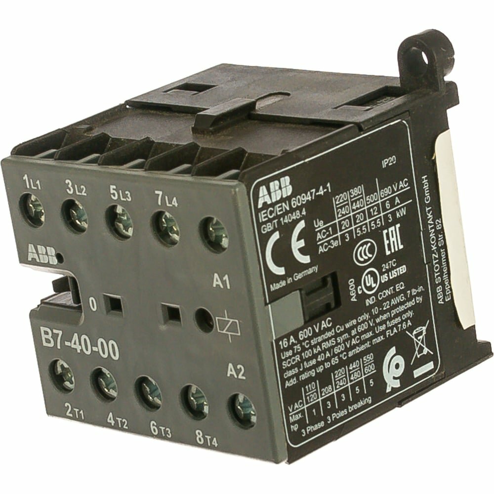 Миниконтактор B-7-40-00 AC ABB GJL1311201R8000